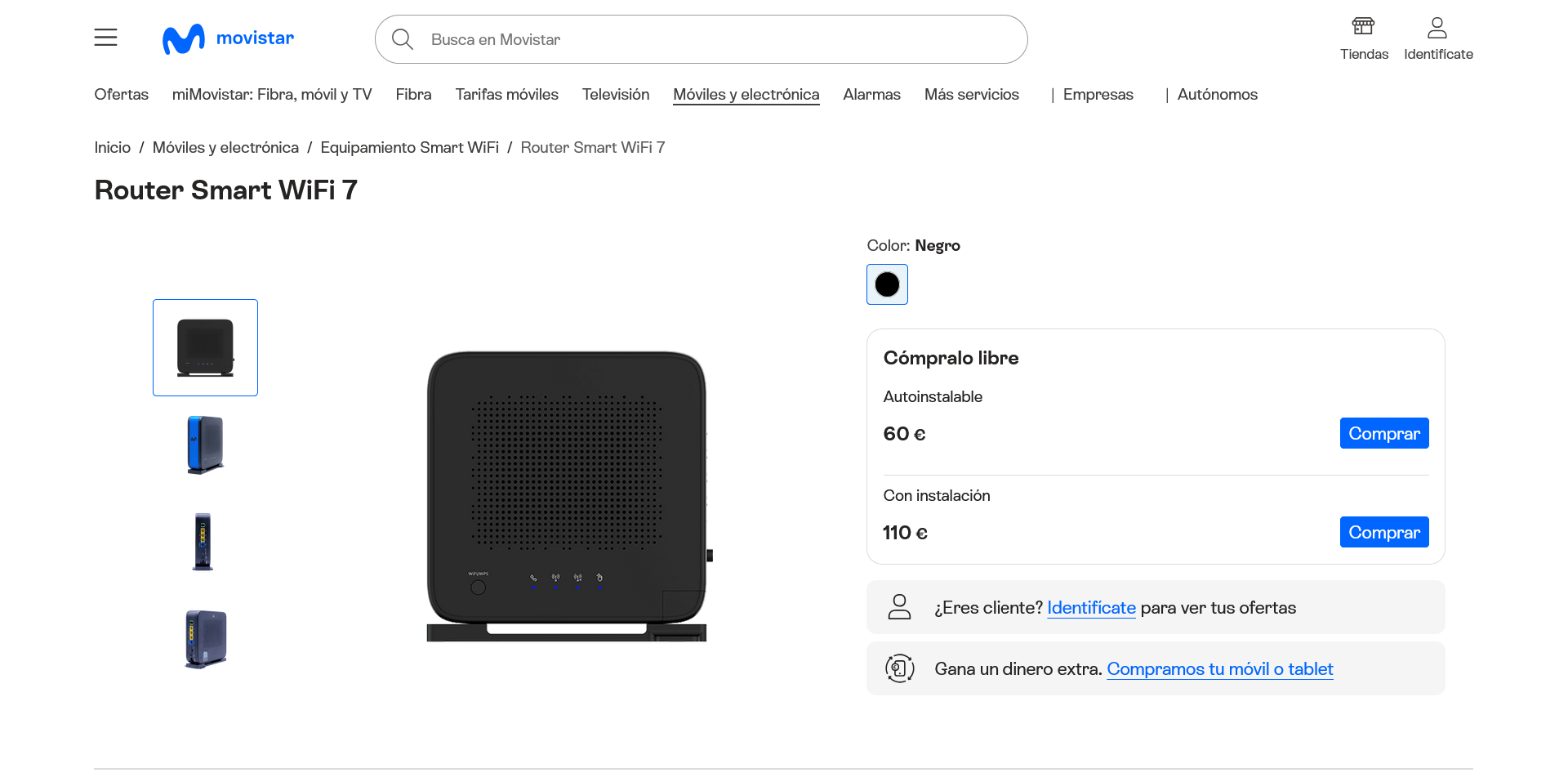 Movistar ya vende su nuevo router con WiFi 7: cuesta 60 euros y es ...