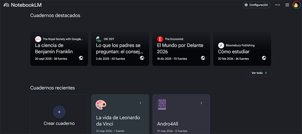 NotebookLM gratis, Plus y Ultra: qué puedes hacer sin pagar y cuánto ...