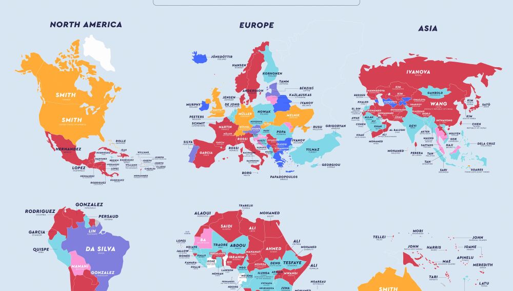 ¿Cuáles son los apellidos españoles que tienen cinco vocales?