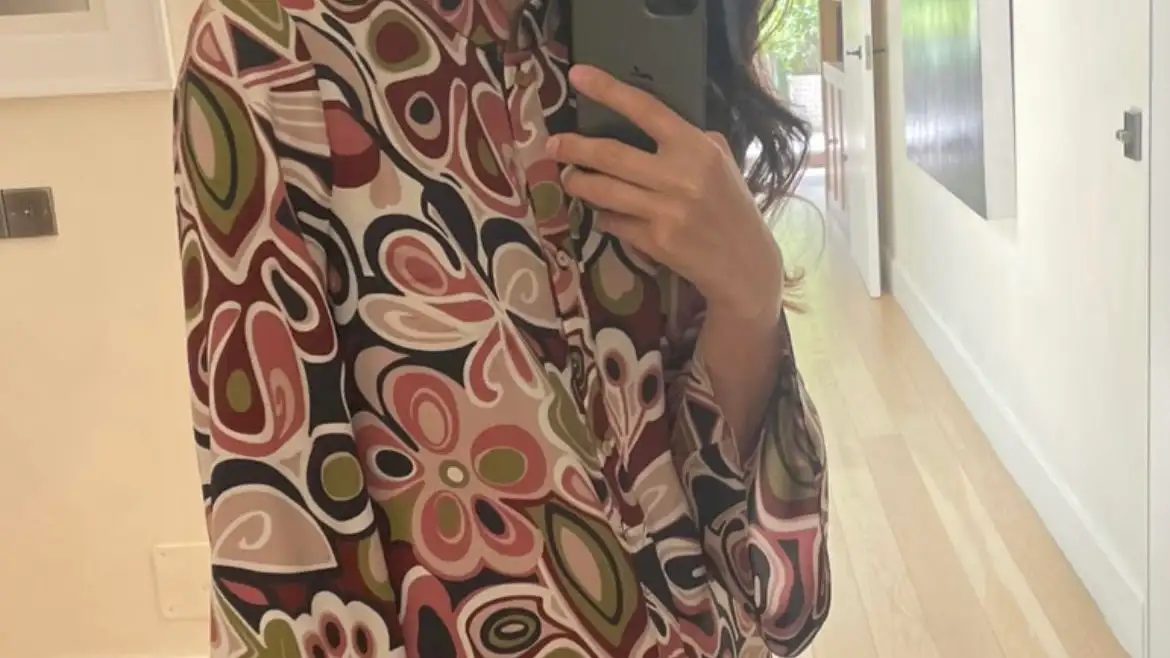 El flechazo de Sassa de Osma con el look con estampado floral más ...