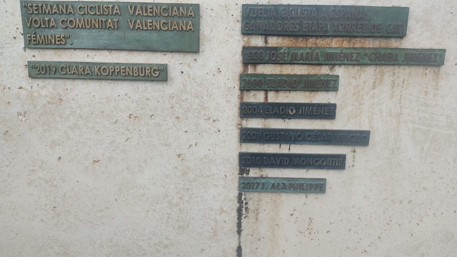 300 kilos de bronce y un ciclista, la estatua robada en Xorret de Catí