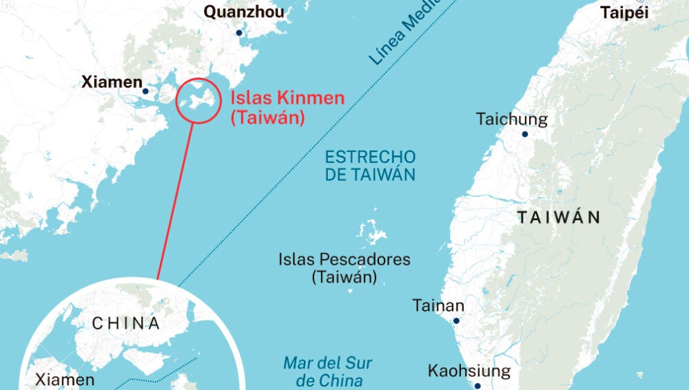 Taiwán denuncia una cifra récord de barcos de guerra chinos cerca de la ...