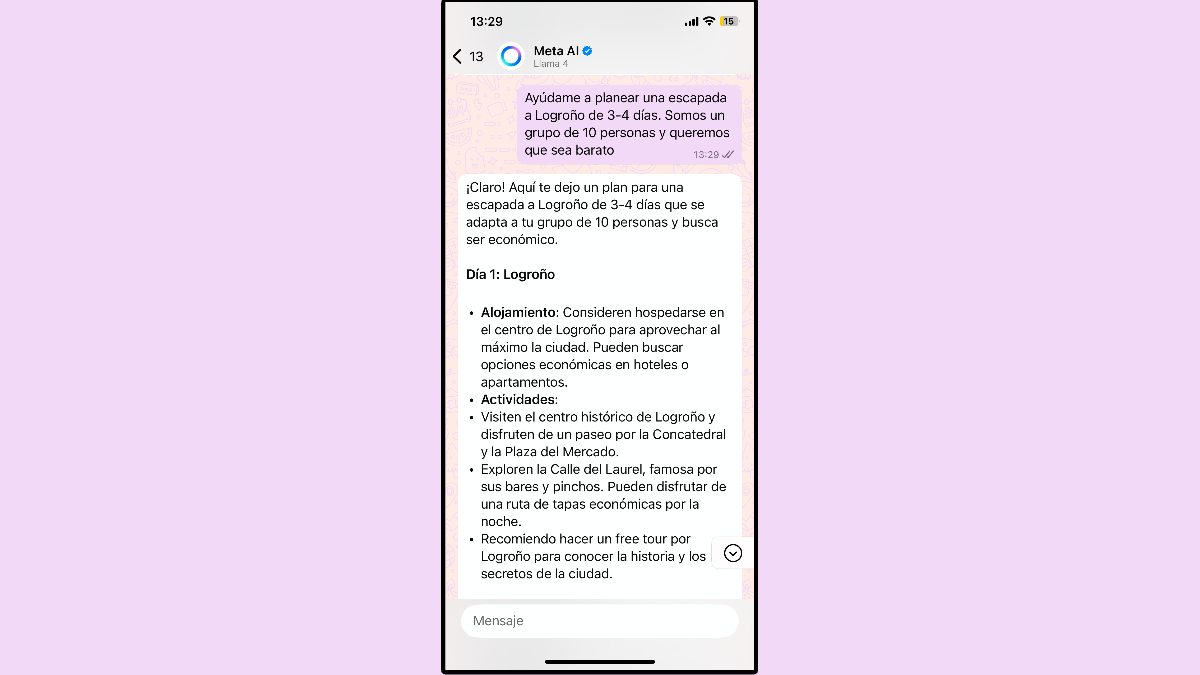 Así funciona Meta AI en WhatsApp: 20 trucos que puedes usar con el ...