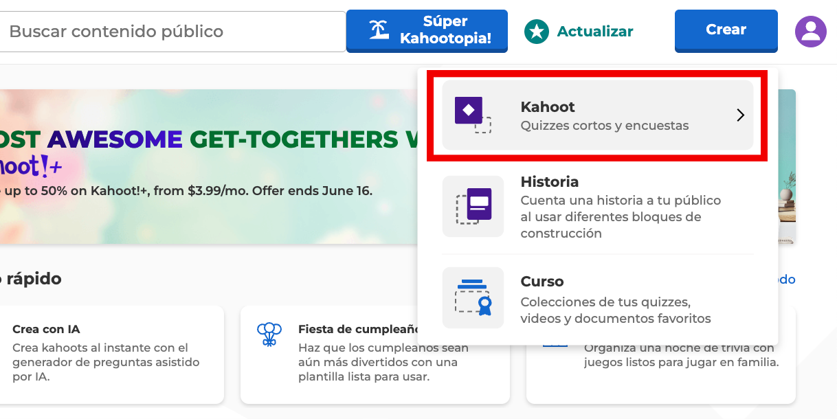 Cómo crear un Kahoot paso a paso con imágenes: guía fácil para empezar