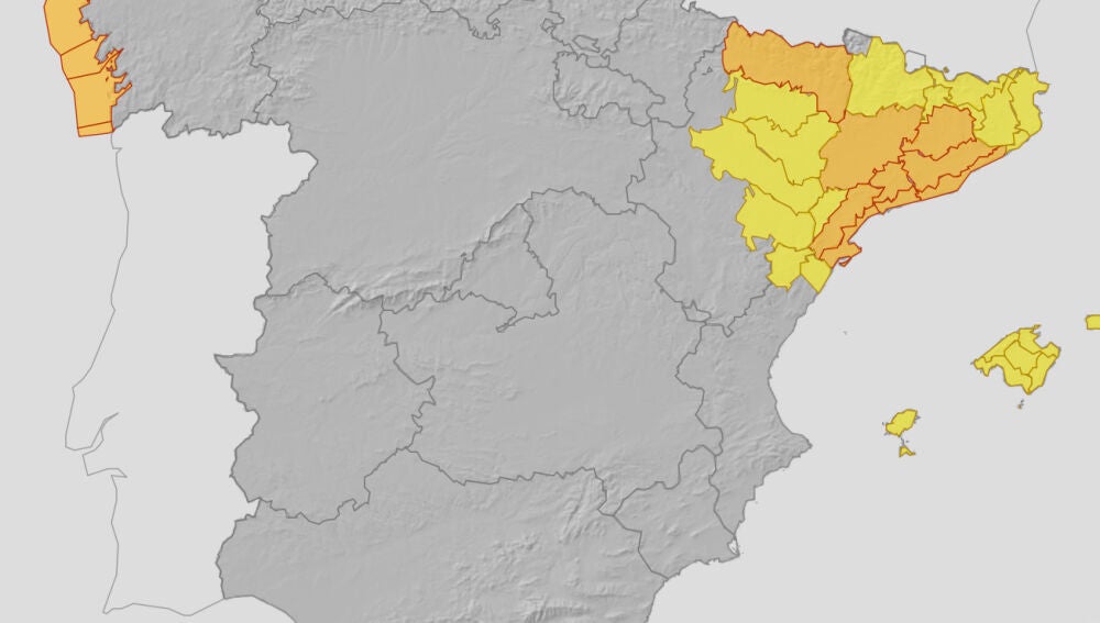 Última hora del temporal en España, en directo: alerta naranja de la ...