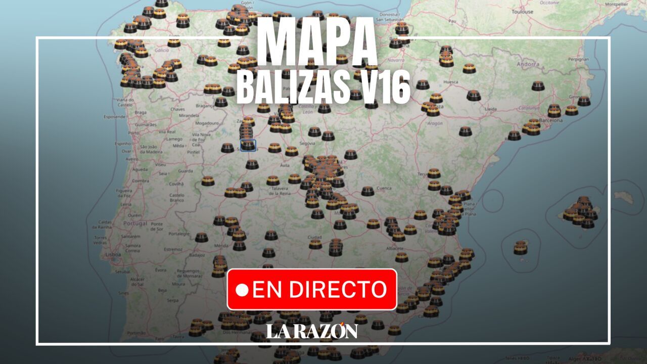 Mapa balizas V16 activas, en directo: sigue en tiempo real el estado de ...