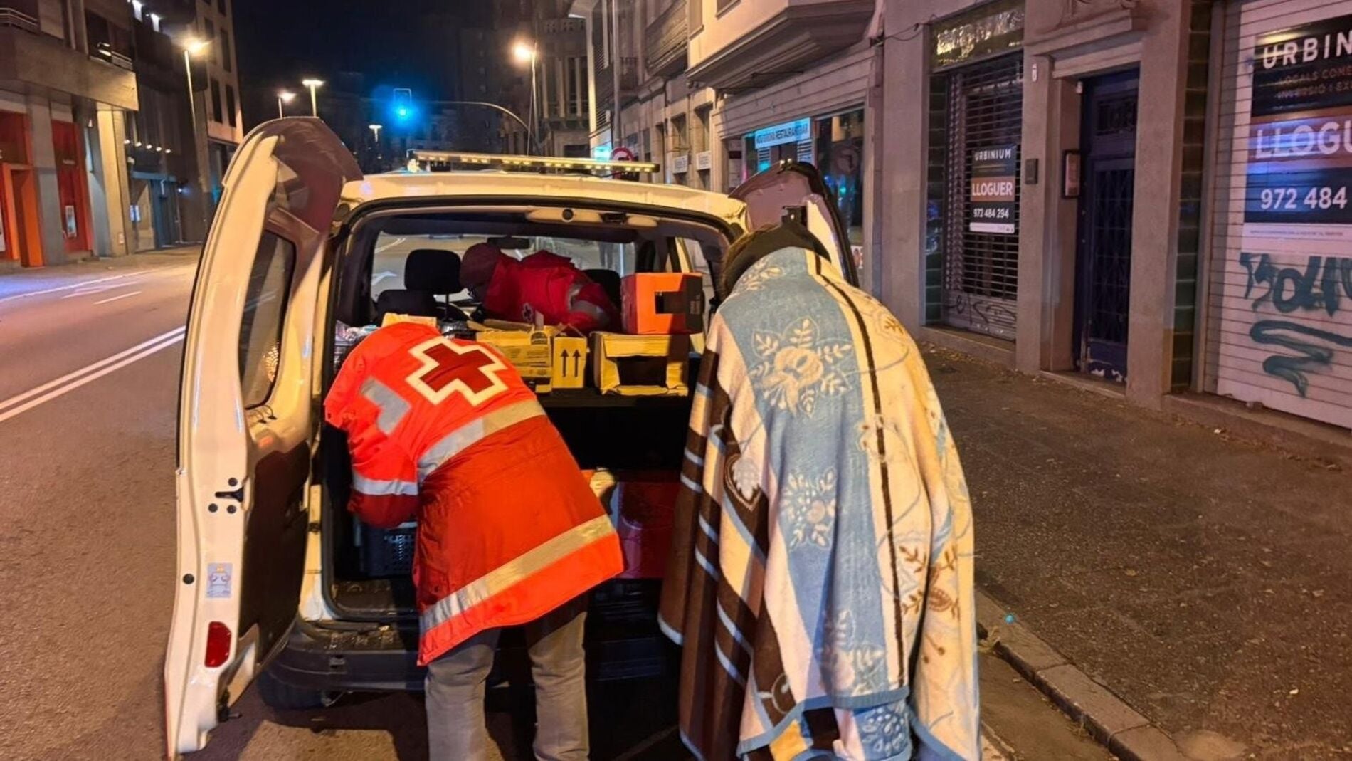 ¿Cuántas personas sin hogar atendió Cruz Roja durante la ola de frío en ...