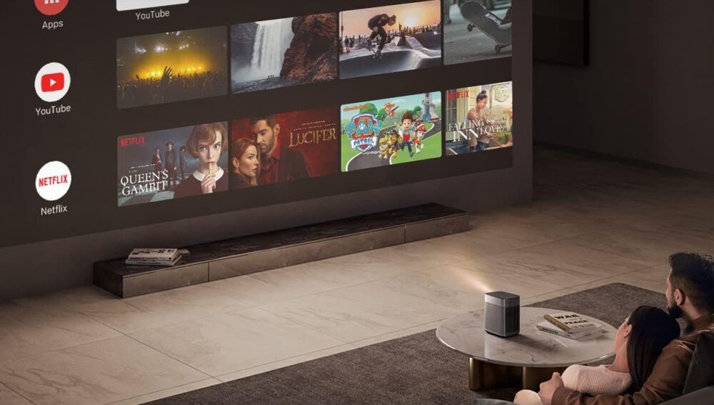 Hasta 120 pulgadas, Full HD real y sin instalación: así es este ...