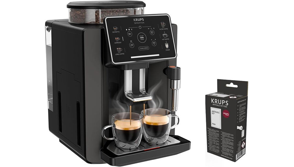 Olvídate de la cafetera italiana: esta superautomática de Krups prepara ...