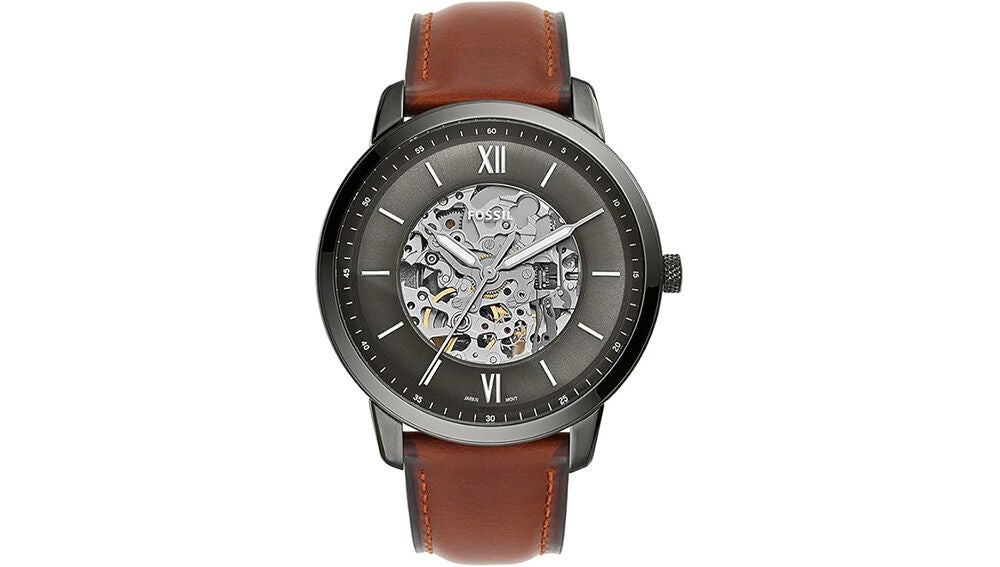Más del 40% de descuento en este reloj automático Fossil que deja ver ...