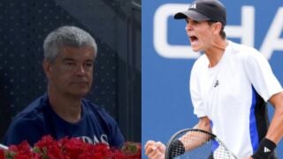 ¿Por qué el padre de Rafa Jódar está solo en el banquillo del tenista?