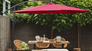 Para terraza de piso o jardín con poco espacio: el parasol superventas ...