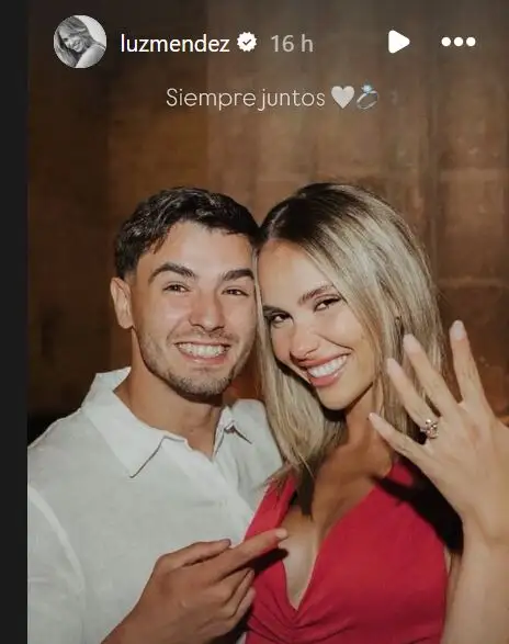 La romántica pedida de mano de Brahim Díaz a Luz Méndez: seis años de ...
