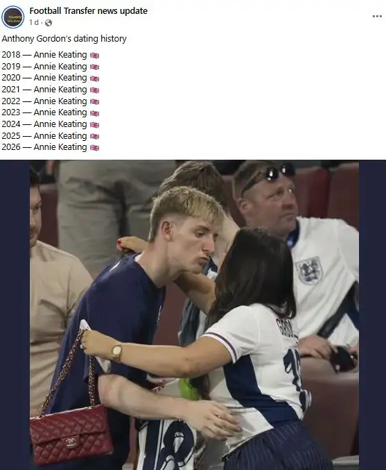 Así es Annie, la pareja de Anthony Gordon y flamante "wag" del Barça