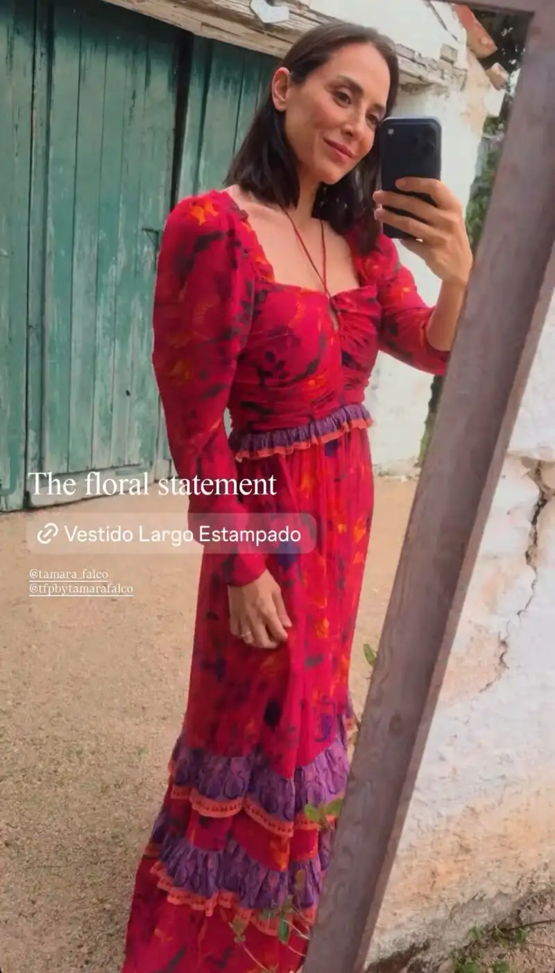 El vestido boho de Tamara Falcó que parece de invitada de lujo y ahora ...