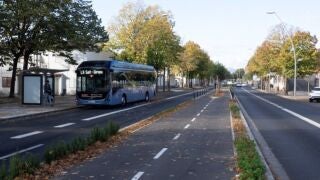 El municipio de Cataluña con una red de carril bus rápido reconocida ...