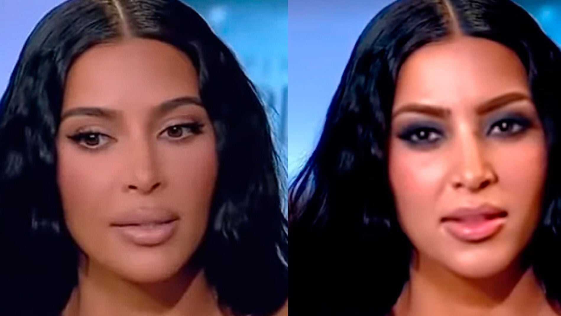 Usan inteligencia artificial para mostrar como serían las Kardashian sin operaciones de cirugía ...