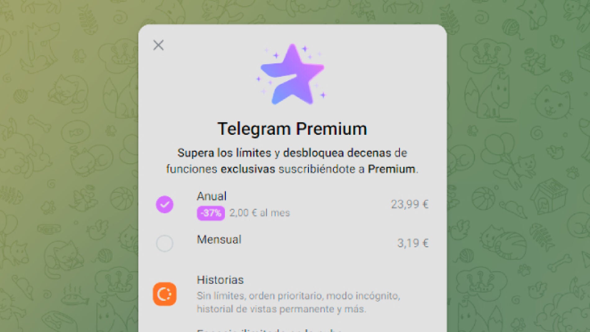 Telegram te 'regala' la suscripción Premium a cambio de usar tu número ...