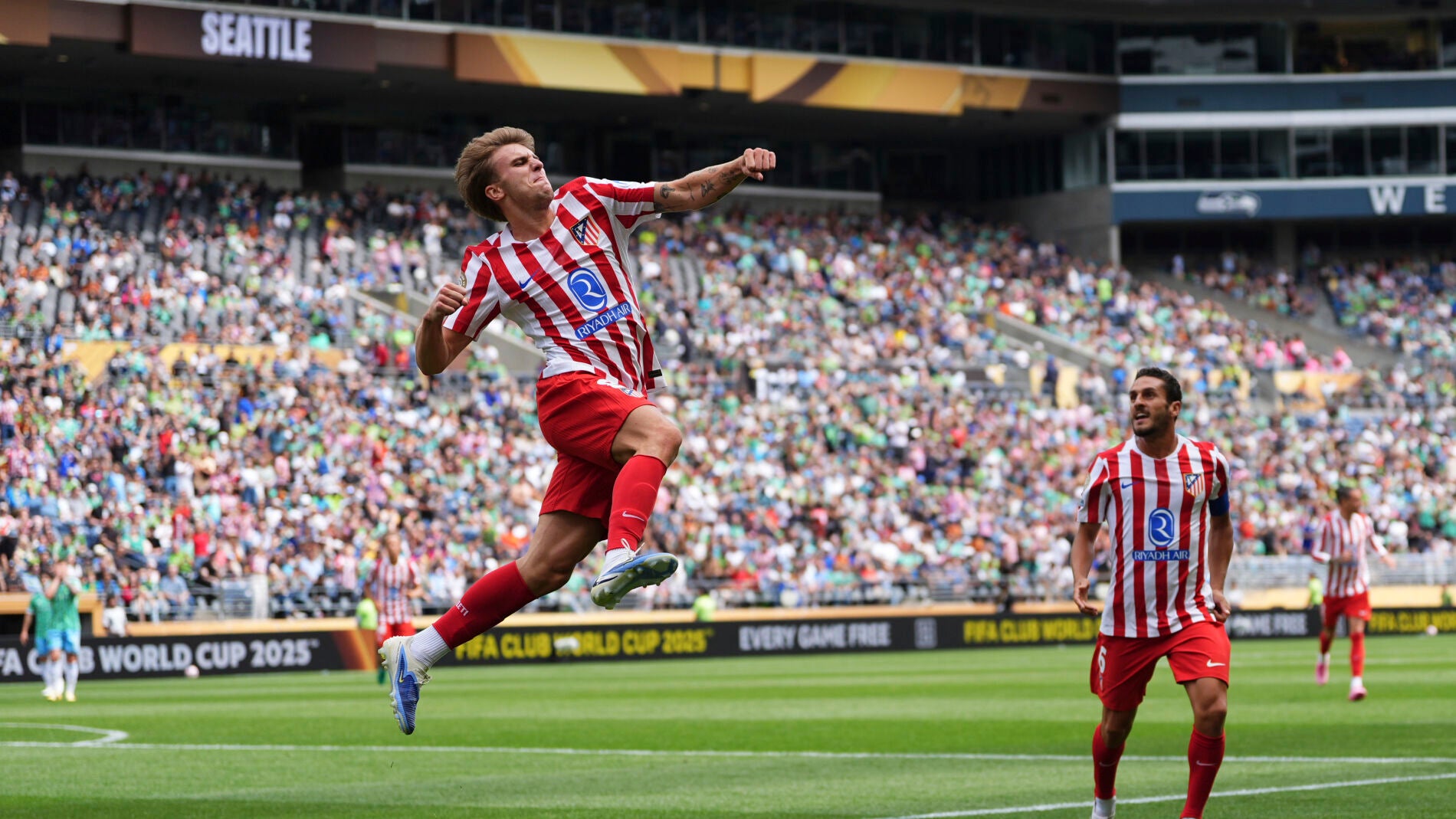 Barrios levanta al Atlético, que derrota al Seattle Sounders (3-1)