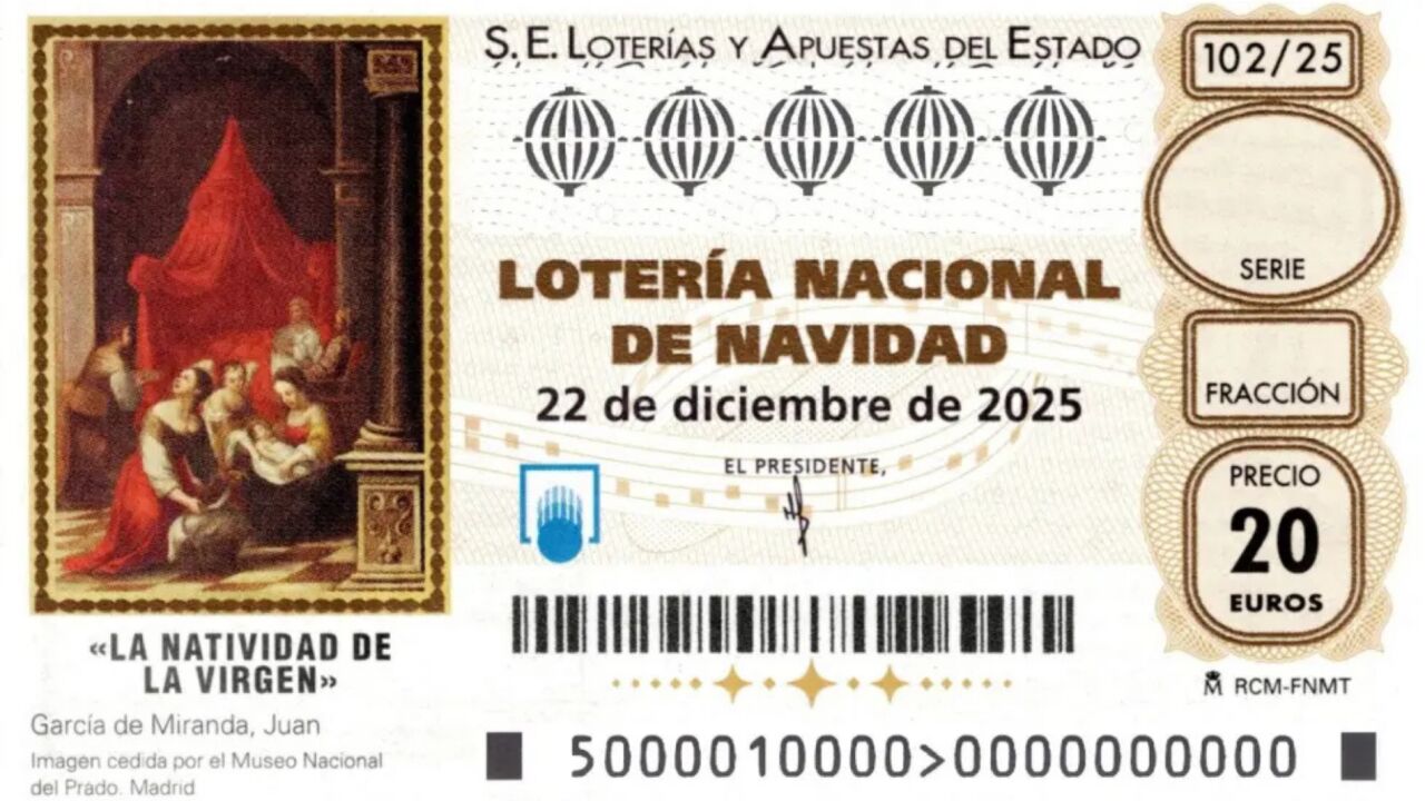 2025 Spanish Christmas Lottery tickets showcase Baroque art and ...