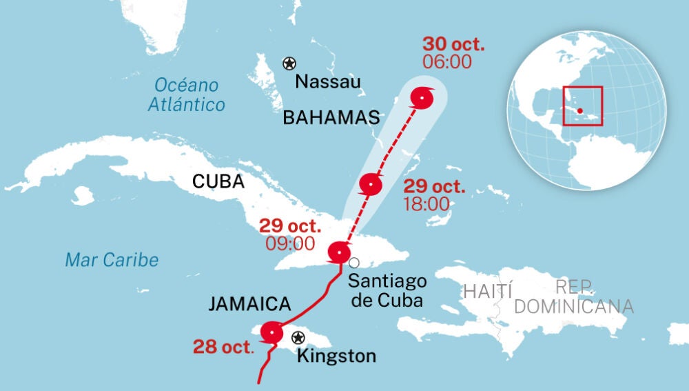 El huracán "Melissa" arrasa Jamaica y entra en Cuba con una gran fuerza ...