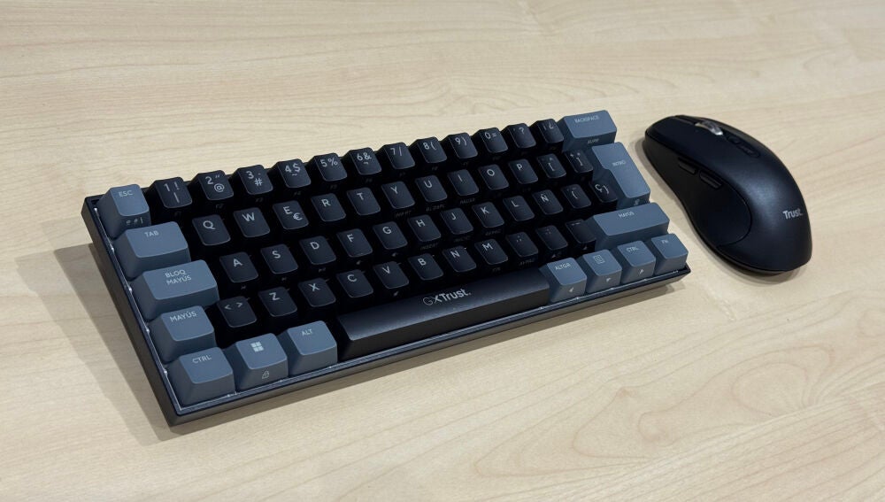 Con el teclado compacto de Trust y su ratón, mi mesa por fin parece más ...