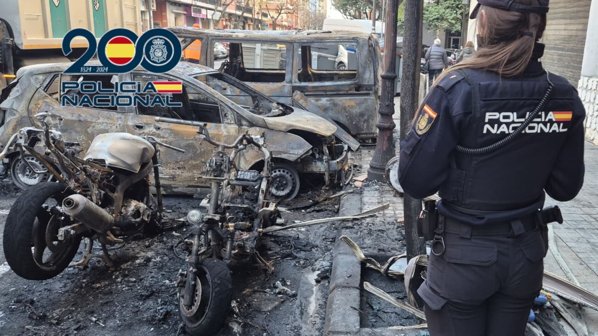 Detenido por incendiar 18 contenedores y dañar 32 vehículos y 3 ...