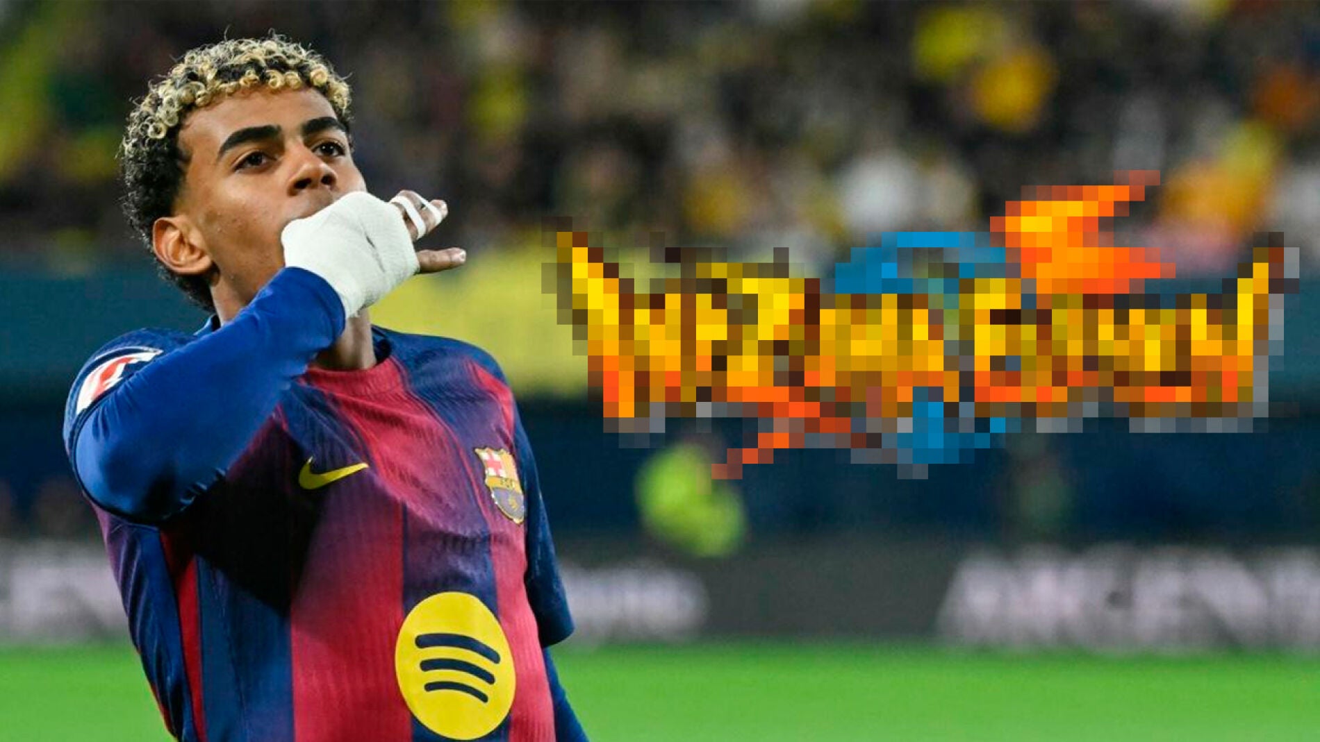 La celebración de Lamine Yamal silbando podría no ser provocación, sino ...