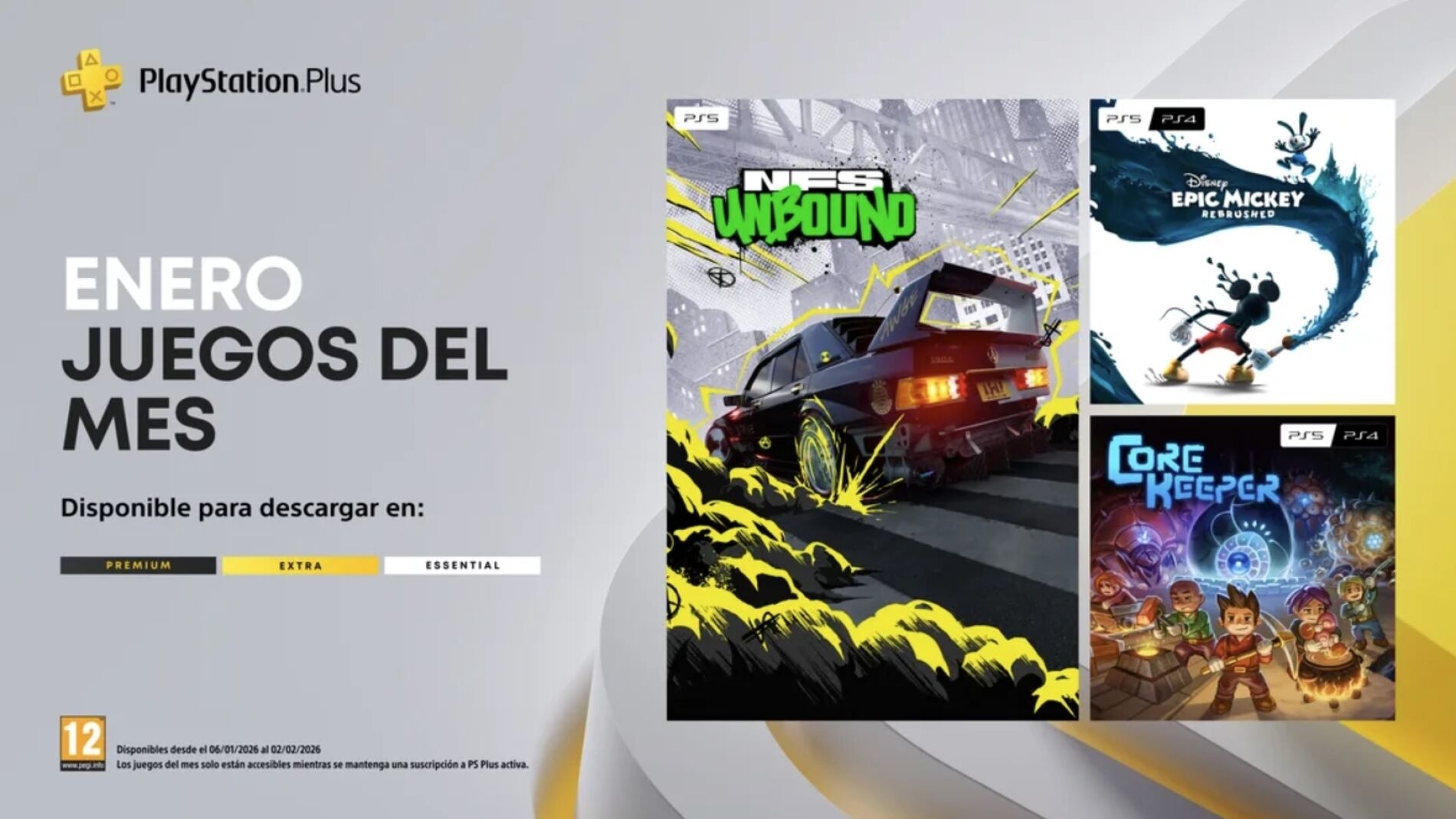 PlayStation Plus arranca 2026 con un enero equilibrado: velocidad ...
