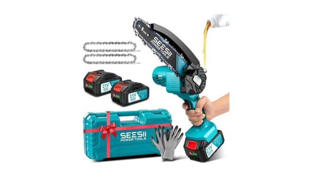 La mini motosierra a batería que muchos están usando para podar el ...