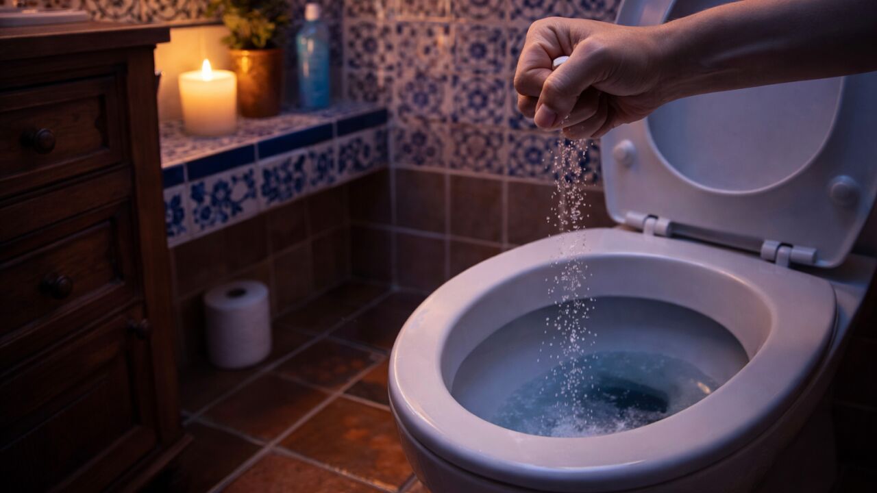 Echar sal en el váter: por qué lo recomiendan y para qué sirve