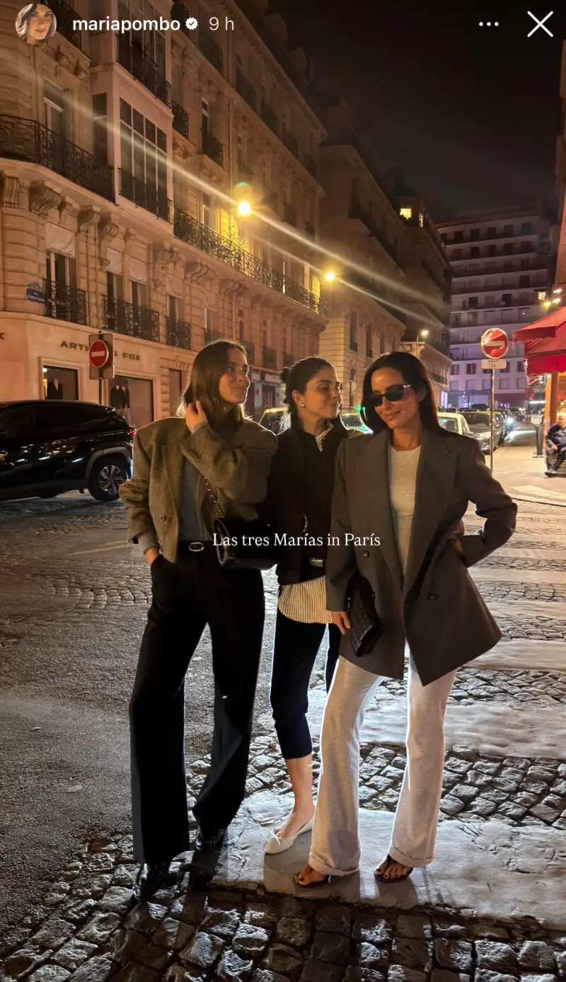 María Pombo conquista París: el look effortless con blazer de tweed y ...