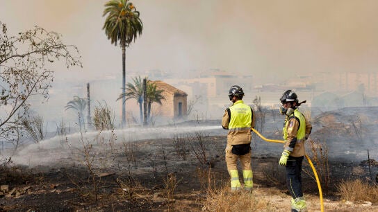 Primer balance del incendio de Los Garres (Murcia): ya han ardido 110 ...